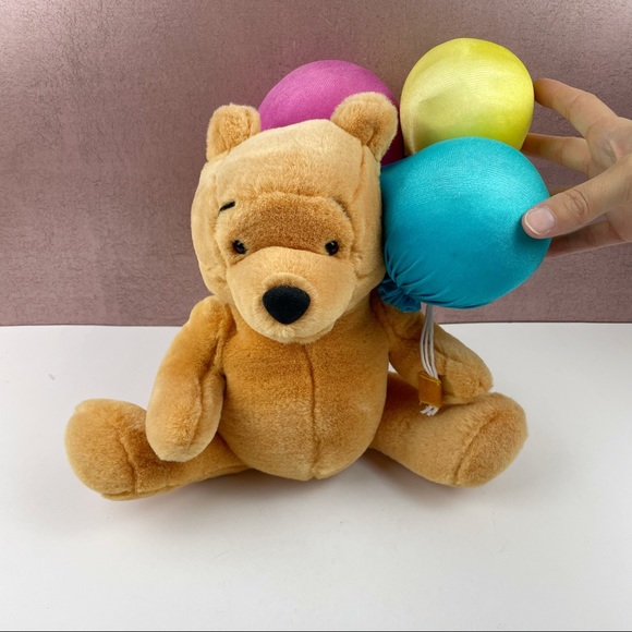 Disney | Toys | Disney Winnie The Pooh Balloons Stuffed Animal Bear ...